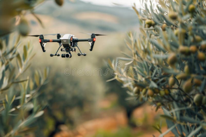 Drone Checking and Observing Olive Trees, Smart Technologies in ...