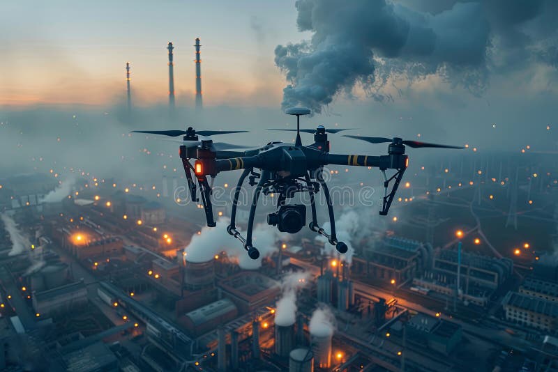 Drone Checks and Monitors the Work of the Enterprise Over the ...