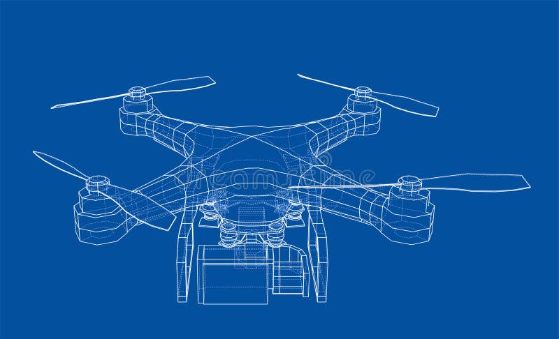 Drone Blueprint Stock Illustrations – 382 Drone Blueprint Stock ...