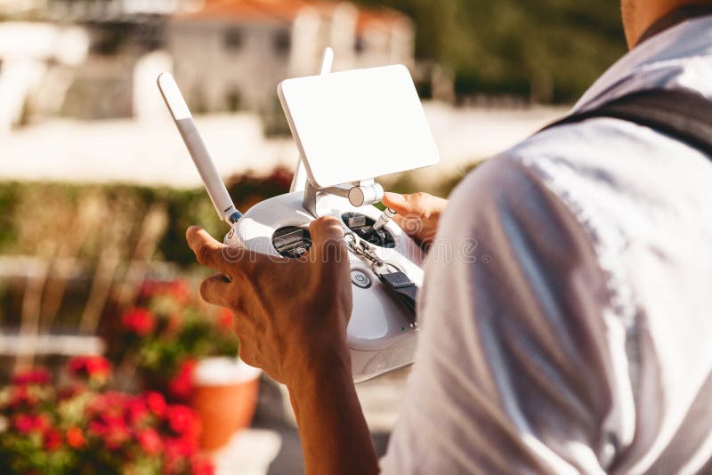 Drone Control Panel for a Mockup Stock Photo - Image of flight, mockup ...