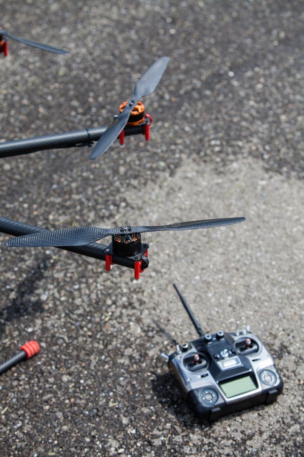 Drone with controller stock photo. Image of unmanned - 72748584