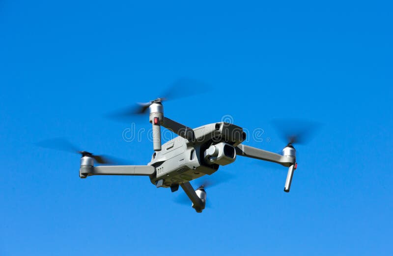 Drone Copter Flying with Digital Camera Stock Image - Image of ...