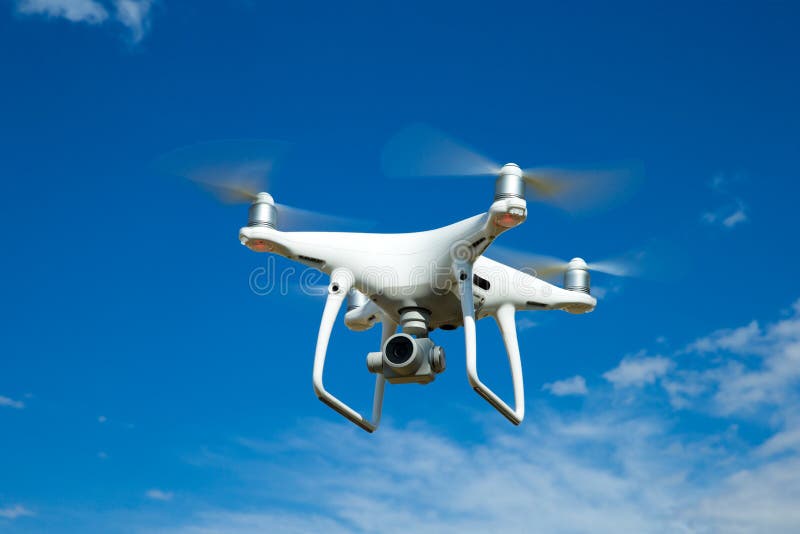 The Drone Copter Flying with Digital Stock Photo - Image of control ...
