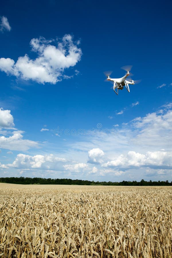 The drone copter flying stock image. Image of drone - 264744087