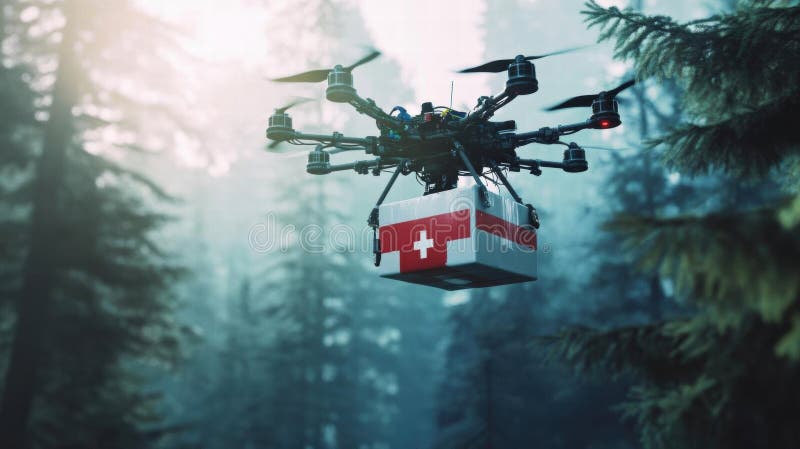 Drone Delivers Medical Supplies through Forest with Medical Innovation ...