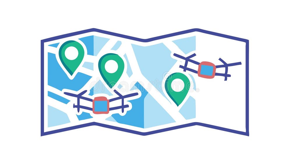 Map Logistics Technology Vector Stock Illustrations – 9,222 Map ...