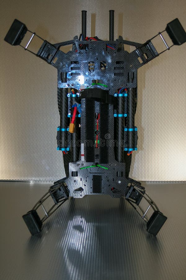 Drone Prototype in the Production Line Awaiting To Be Assembled with ...