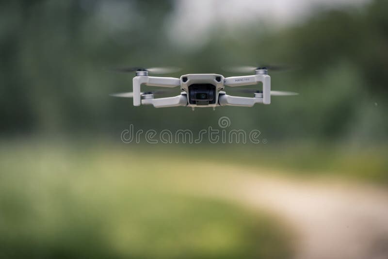 Drone DJI Mavic Mini Flying Editorial Photo - Image of editorial ...