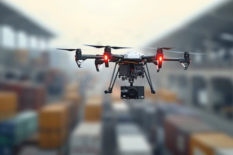 Drone Engineering Device in Industrial Logistics, Optimizing Transport ...