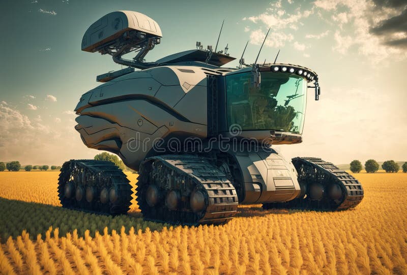 Drone Equipped Autonomous Combine Harvesters. Agriculture and the ...