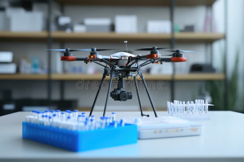 Drone Equipped for Scientific Research Prepares for Operation in a ...