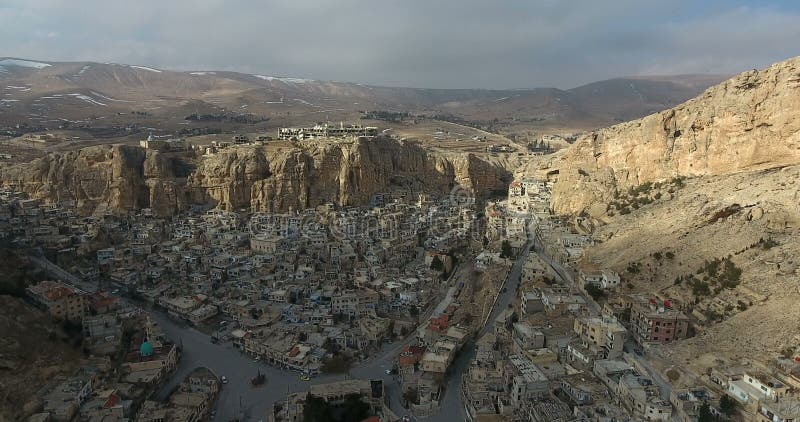 A Drone Flight on a Destroyed City Stock Video - Video of house, east ...