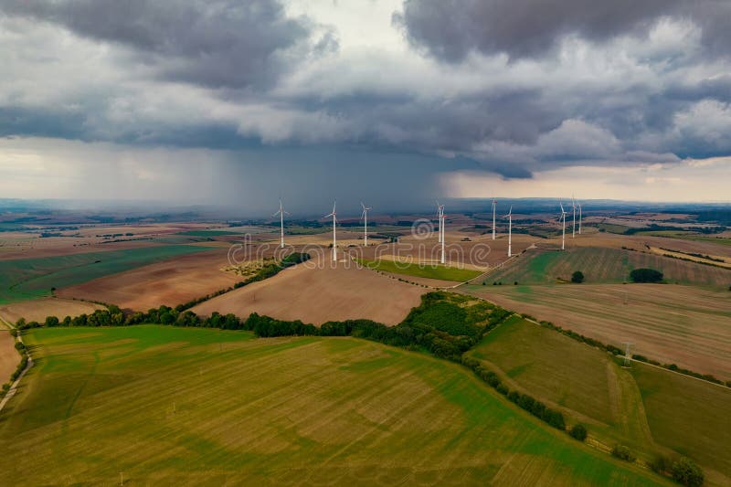Drone Flight at High Altitude Over a Large Field with Many Wind ...
