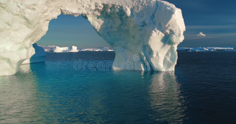 Drone Flight in Melted Iceberg Arch in Antarctica Stock Video - Video ... Drone Flight in Melted Iceberg Arch in Antarctica Stock Video - Video ...