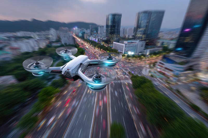 Drone Flight Motion: Aerial Device, Remote Control, Sky Travel ...