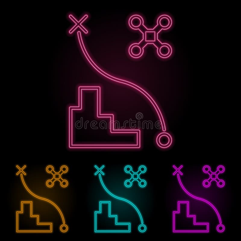 Drone Flight Path Stock Illustrations – 465 Drone Flight Path Stock ...