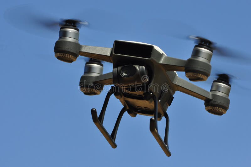 Drone Fly from a Very High Level. Stock Image - Image of screenshot ...