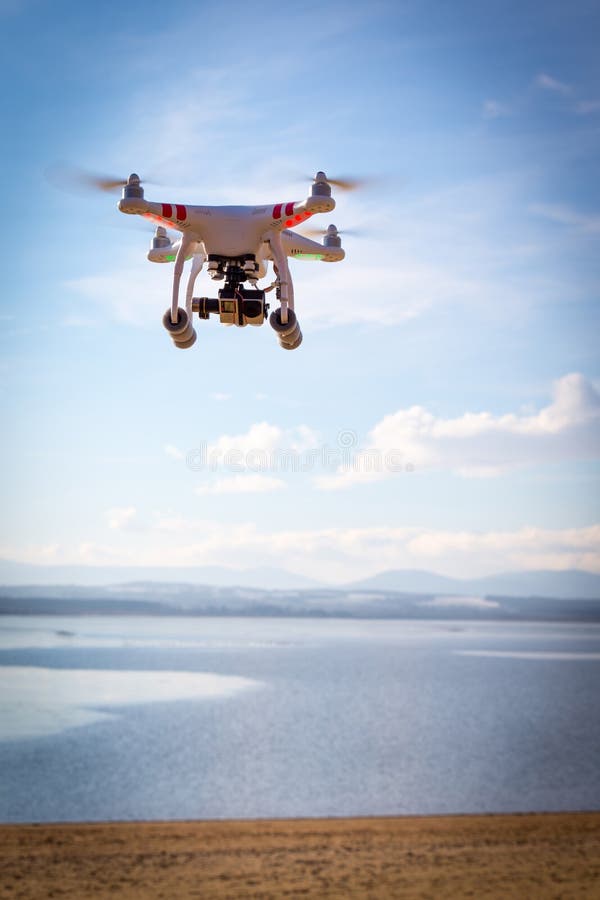 Drone flying stock image. Image of flying, digital, motion - 49776429