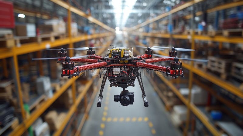 Revolutionizing Inventory Management with Warehouse Drones Stock ...