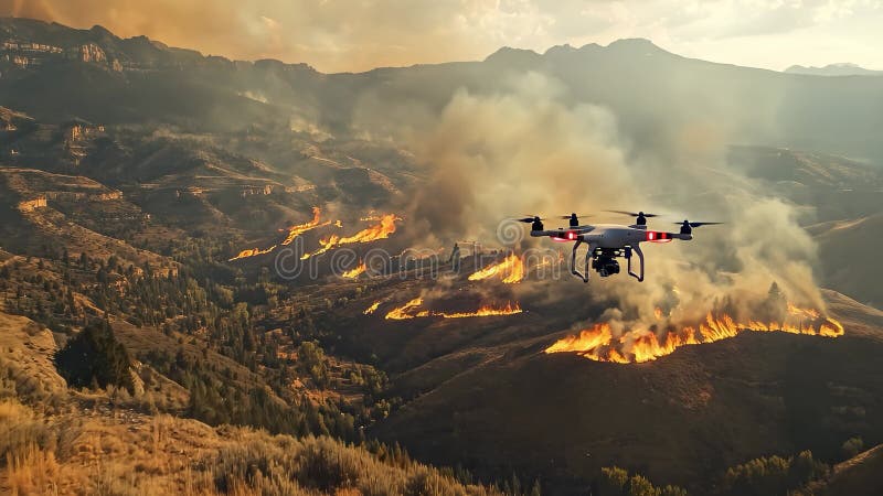 Drone Footage of Wildfire Spreading Stock Footage - Video of drought ...