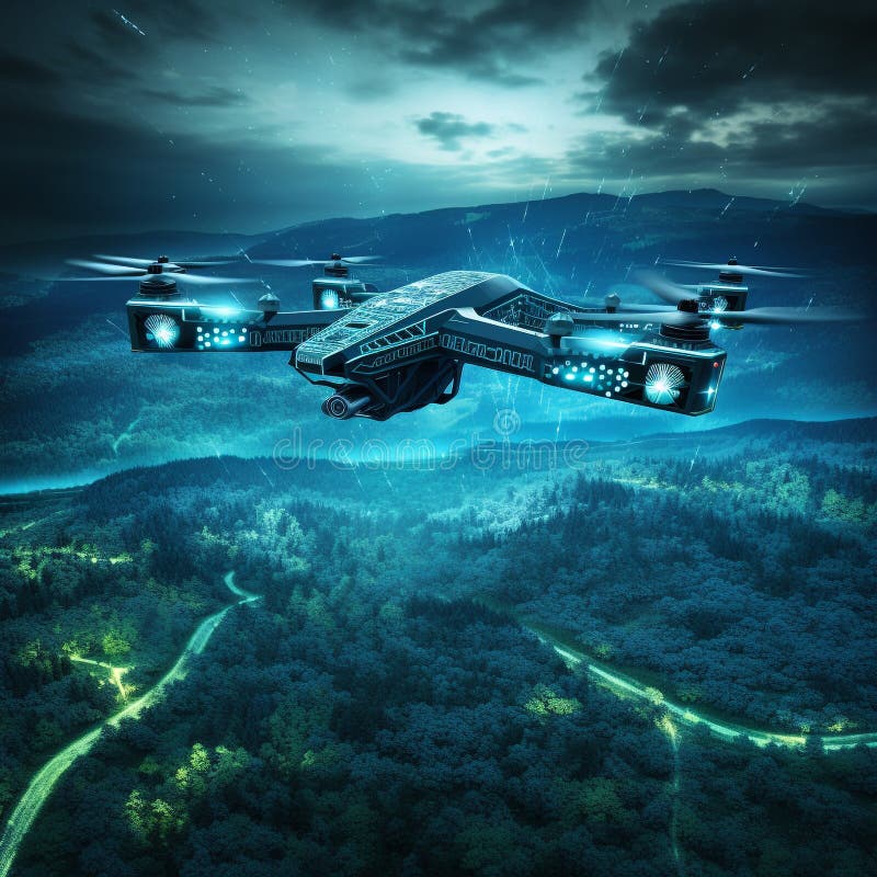 Drone Hovering Over a Binary Code Landscape - a Three-Dimensional ...