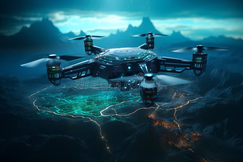 Drone Hovering Over a Binary Code Landscape - a Three-Dimensional ...