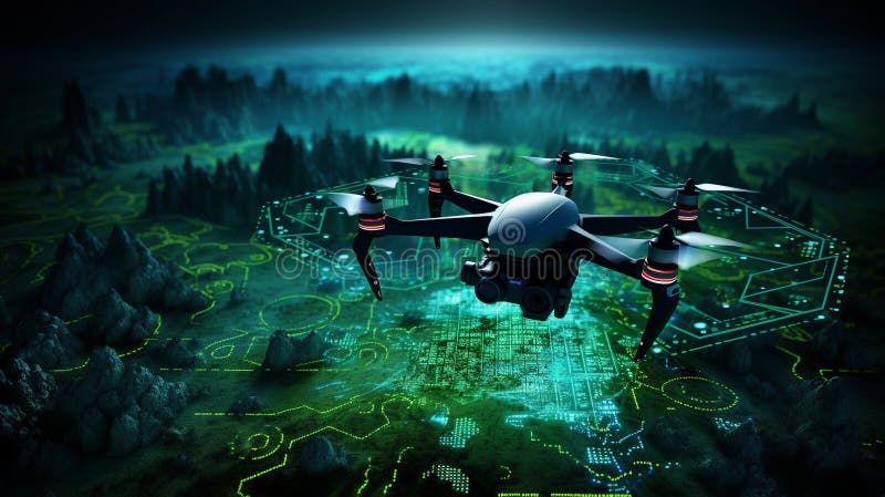 Drone Hovering Over a Binary Code Landscape - a Three-Dimensional ...