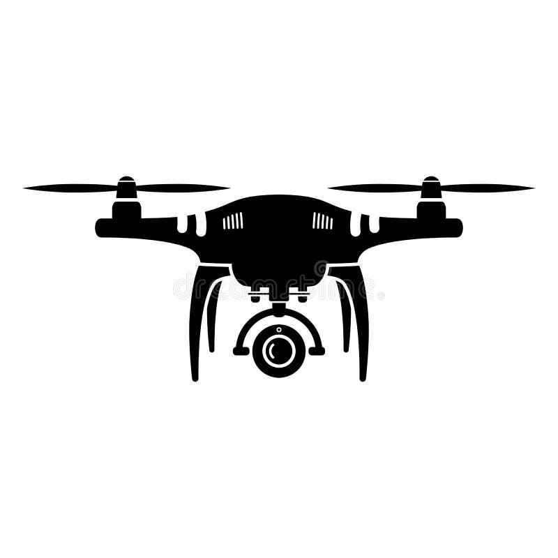 Drone Icon. Copter, Quadcopter Stock Vector - Illustration of propeller ... Drone Icon. Copter, Quadcopter Stock Vector - Illustration of propeller ...