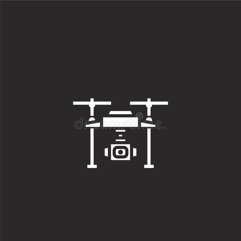 Drone Icon. Filled Drone Icon for Website Design and Mobile, App ...