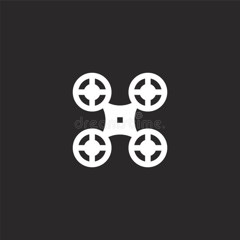Drone Icon. Filled Drone Icon for Website Design and Mobile, App ...