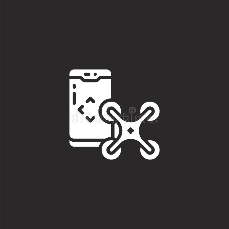 Drone Icon. Filled Drone Icon for Website Design and Mobile, App ...