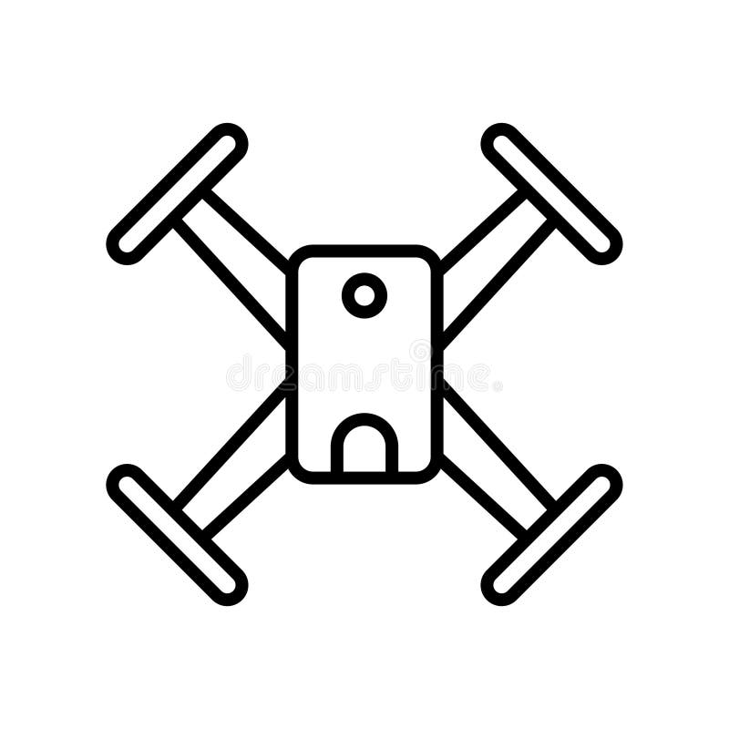 Drone Icon Vector Design Templates Simple and Modern Stock Vector ...