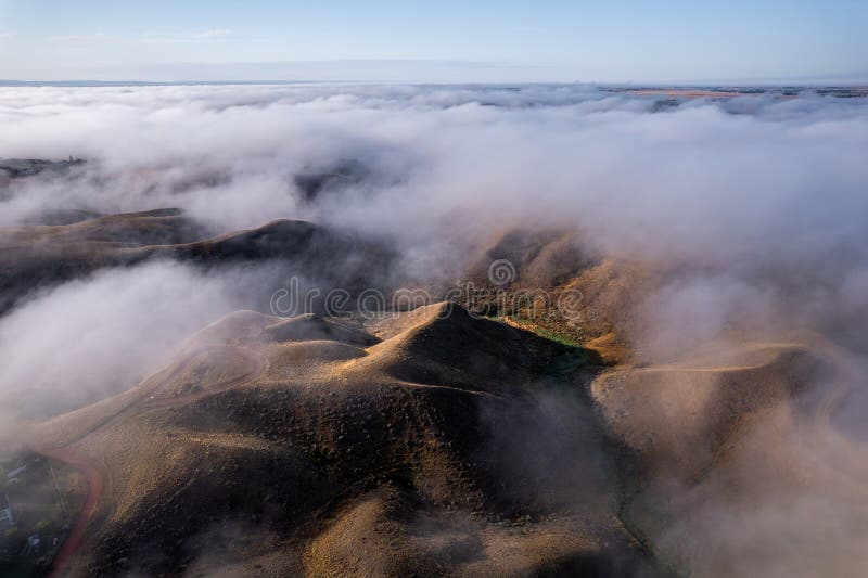 Aerial View of Redcliff, Alberta Stock Image - Image of mountain ...