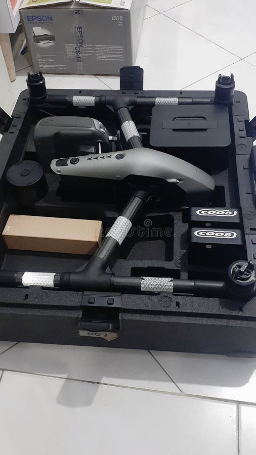 Large Drone in the Kit Accessories Box. Editorial Image - Image of ...