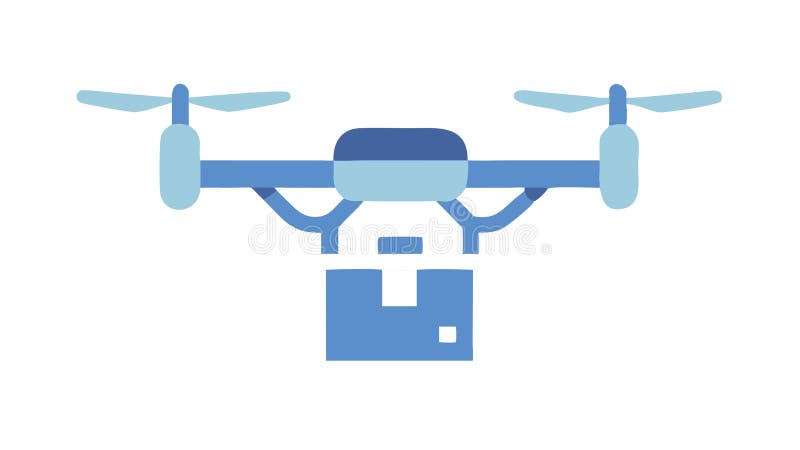 Drone Landing Icon, Safe Descent Docking, Vector Design Generative AI ...