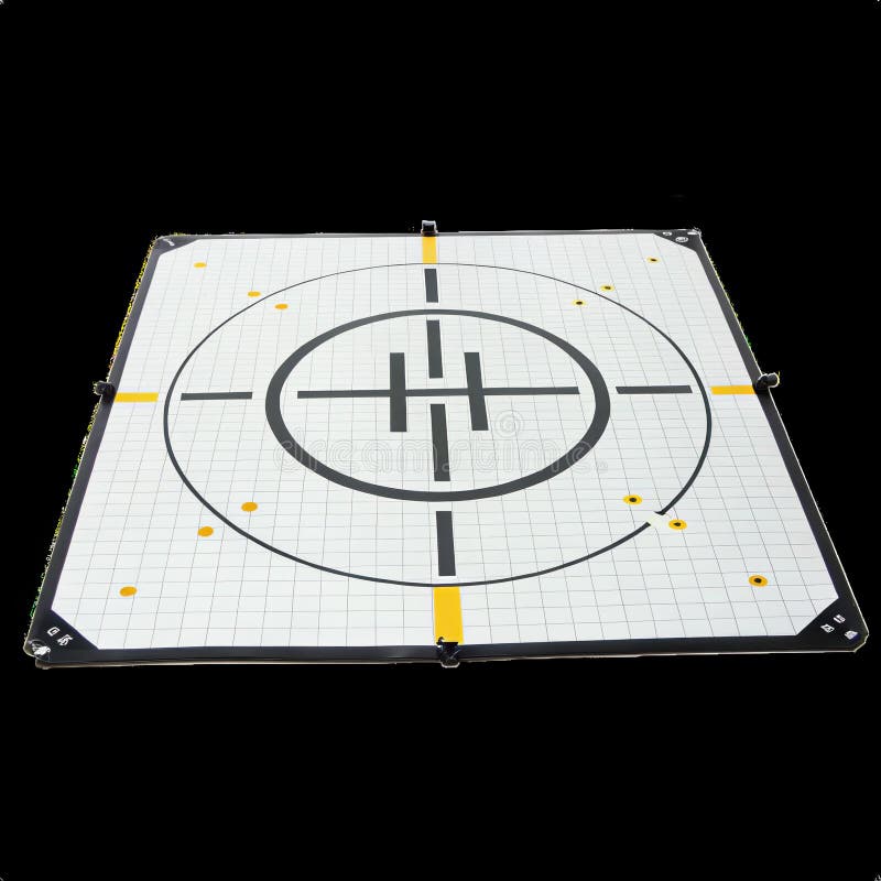 Drone Landing Pad Isolated on Transparent Background Stock Photo ...
