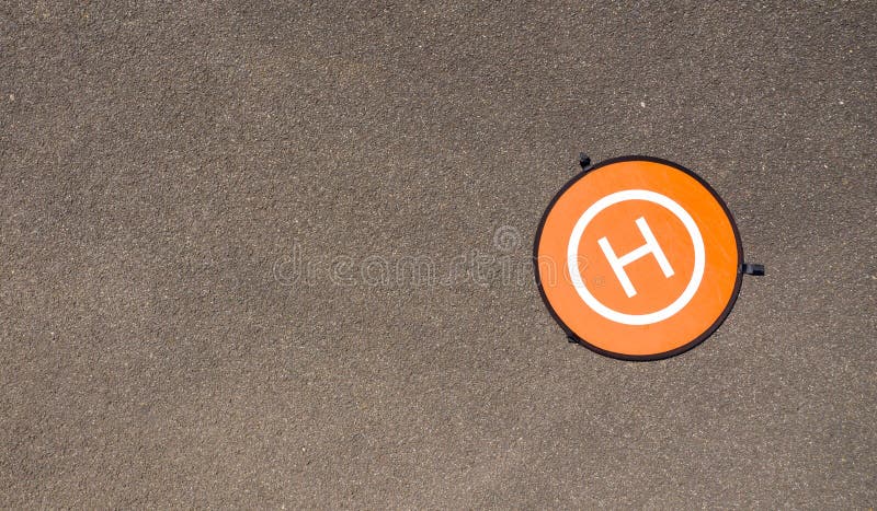 Drone landing point stock image. Image of street, takeoff - 238266761