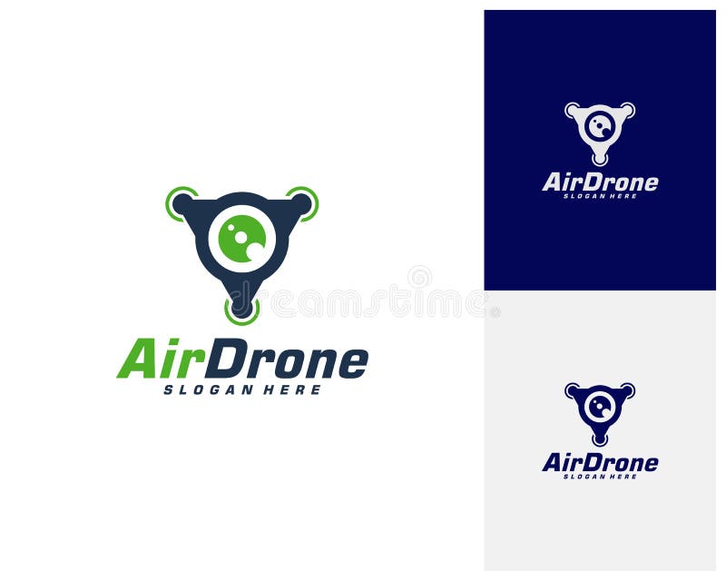 Drone Logo Design Template. Photography Drone Icon Vector. Creative ...