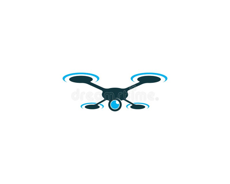 Drone logo design vector stock vector. Illustration of design - 286917986