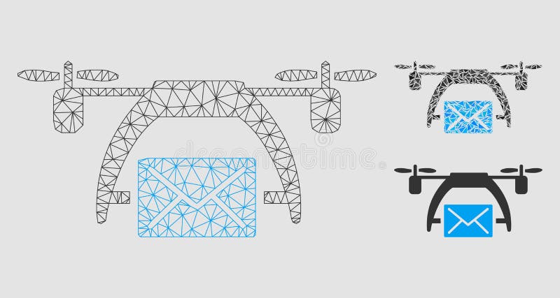 Drone Mail Vector Mesh Carcass Model and Triangle Mosaic Icon Stock ... Drone Mail Vector Mesh Carcass Model and Triangle Mosaic Icon Stock ...