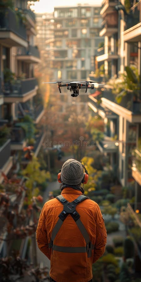 A Drone Operator is Capturing Breathtaking Aerial Footage Amidst the ...