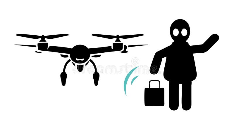 Drone Operator Controlling UAV, Remote Piloting, Aerial Technology ...