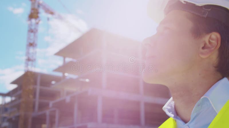 Drone Operator Holding Remote Controller. Professional Builder in ...