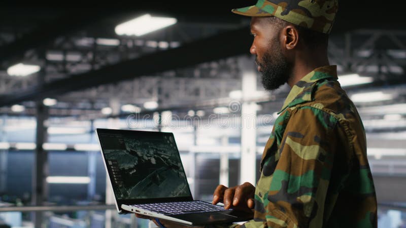 Drone Operators in Military Data Center Supervising Autonomous Flight ...