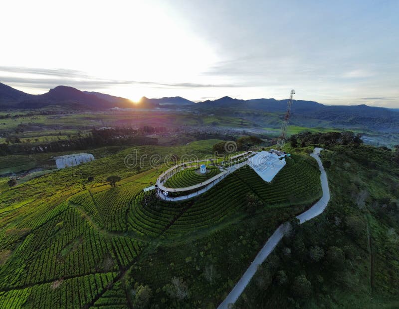 Drone Pangalengan NIMO Highland, WestJava. Indonesia Stock Image ...
