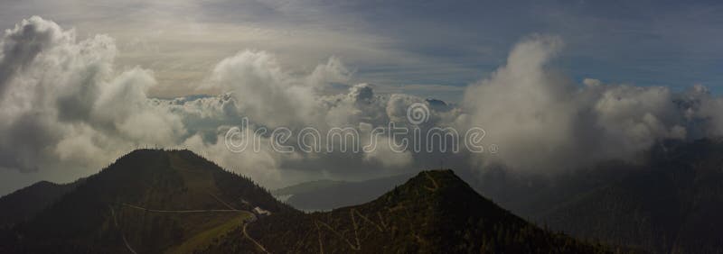 On summit Herzogstand stock photo. Image of upper, rest - 31385640