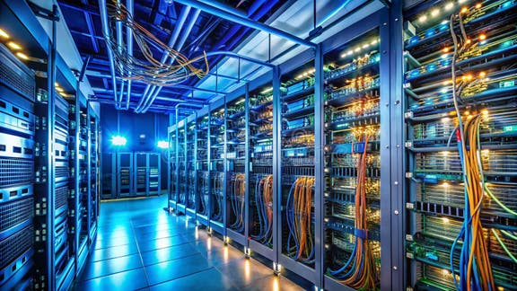 Drone Perspective Reveals Complex Computer Network Infrastructure ...