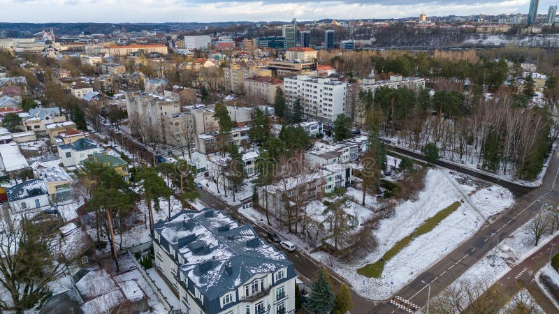 Drone Photography of Winter Cityscape during Day Editorial Photography ...