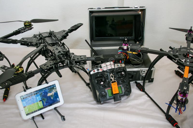 Drone Production Line on Display for the Final Electronic Static Test ...