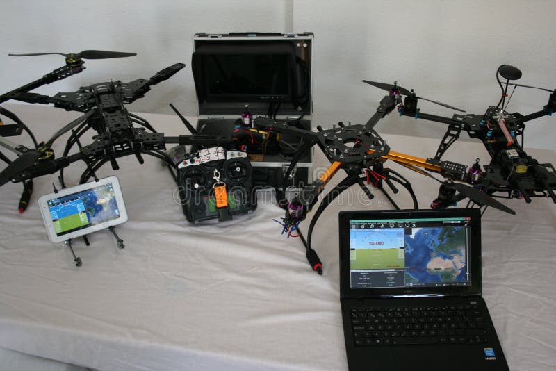 Drone Production Line on Display for the Final Electronic Static Test ...